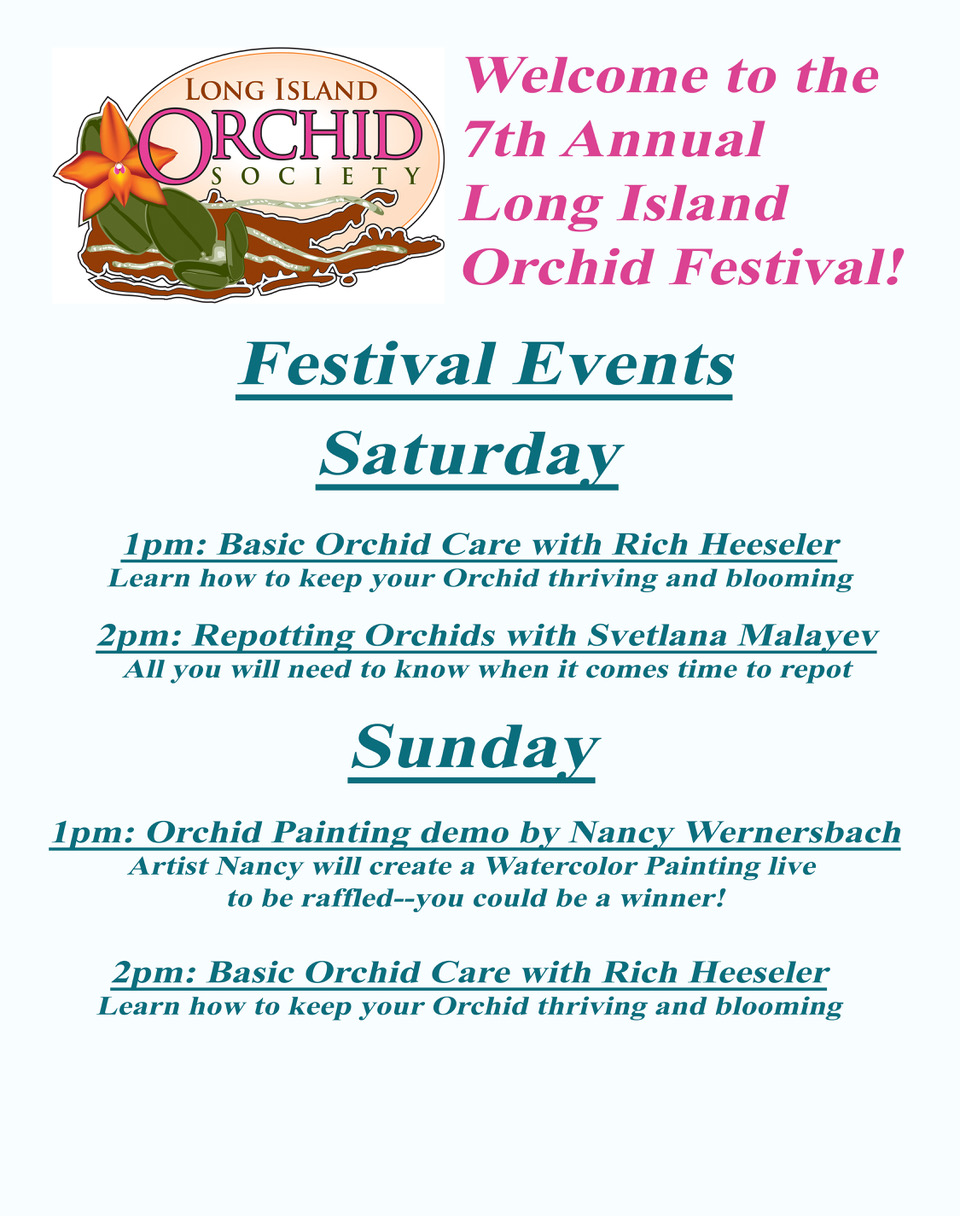 Long Island Orchid Society - Orchid Festival 2022
